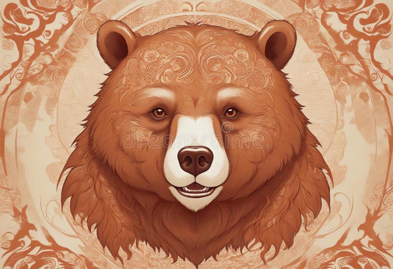 Japanese Mythical Bear Illustrations Stock Illustration - Illustration ...