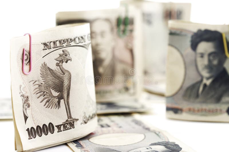 Japanese Yen notes stock image. Image of cash, finance - 53465505