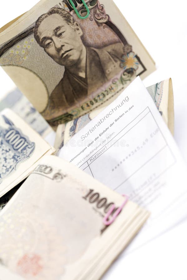 Japanese Yen notes stock image. Image of cash, finance - 53465505