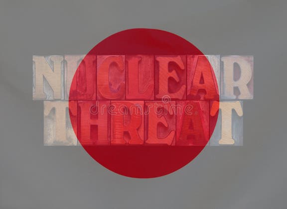 Japanese nuclear threat stock image. Image of danger - 18811045