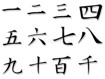 Japanese Numbers Stock Illustrations – 1,284 Japanese Numbers Stock ...