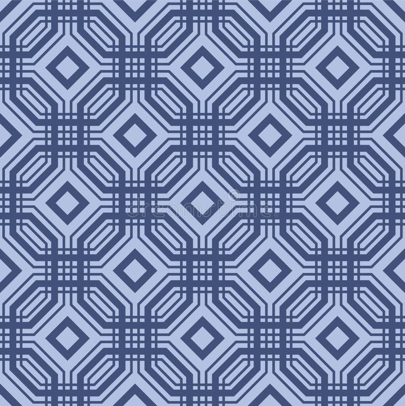 Japanese Octagon Line Vector Seamless Pattern Stock Vector ...