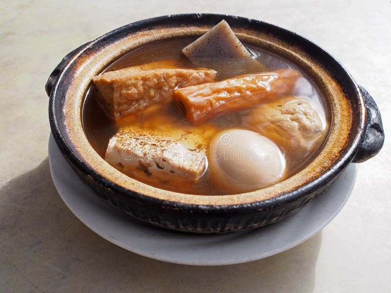 Japanese oden bowl stock image. Image of delicious, green - 61248649