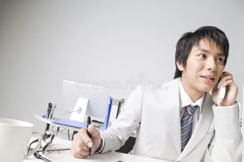 Japanese office workers stock photo. Image of japanese - 10129714