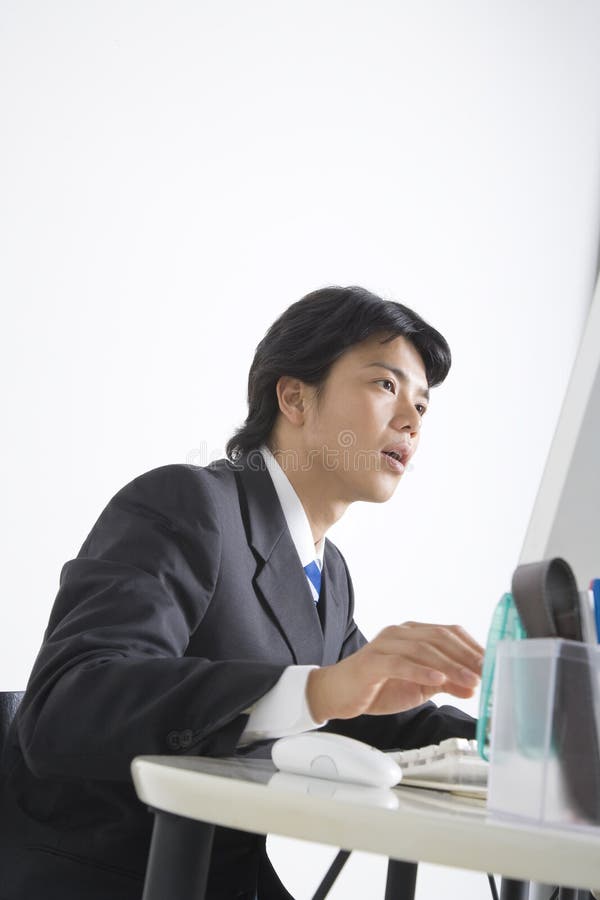 Japanese office worker stock image. Image of person, fresh - 10129571