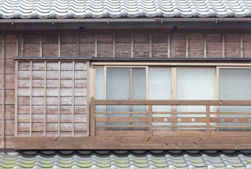 Japanese Old House Exterior Stock Image - Image of nature, japan: 71162013