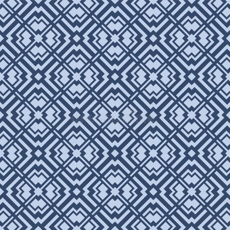 Japanese Overlap Diamond Net Vector Seamless Pattern Stock Illustration ...