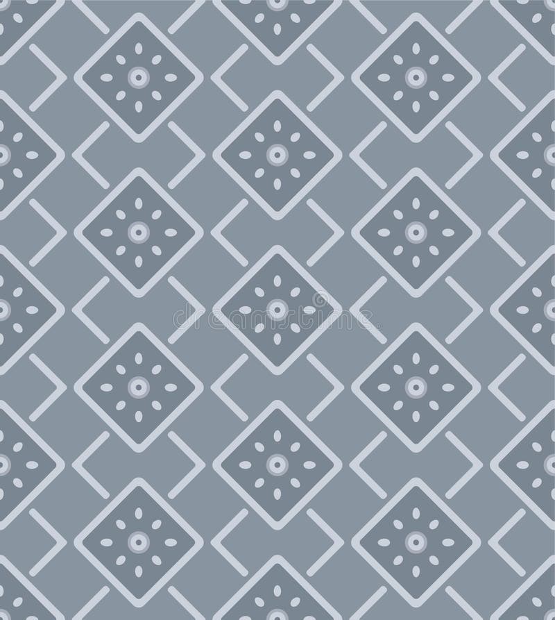 Japanese Overlap Diamond Vector Seamless Pattern Stock Vector ...