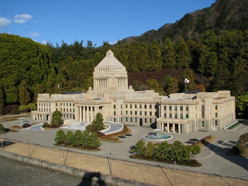 Japanese parliament stock image. Image of flag, travel - 10494815