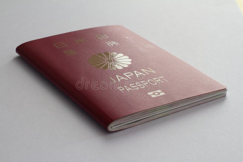Japanese passport stock photo. Image of passport, japanese - 45645228