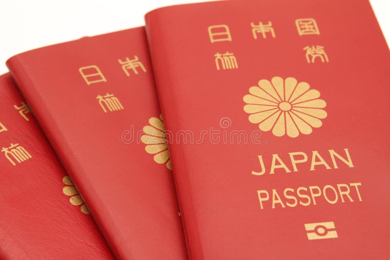 Japanese passport stock image. Image of trip, country - 45645251