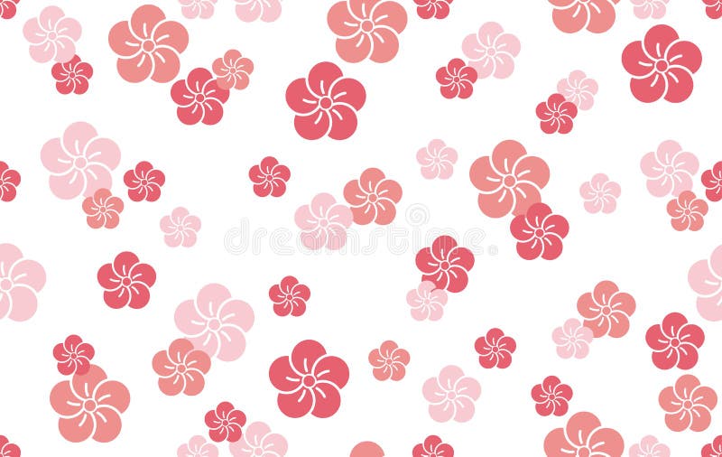 Japanese Vintage Plum Flower Symbols Stock Illustrations – 15 Japanese ...