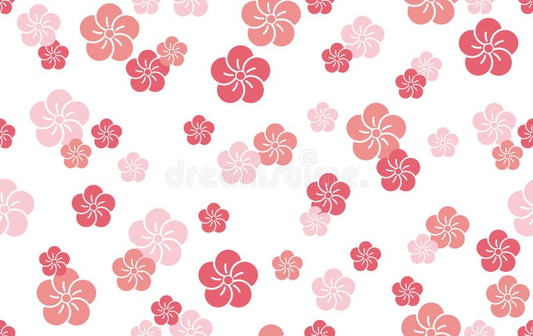 Japanese Vintage Plum Flower Symbols Stock Illustrations – 15 Japanese ...