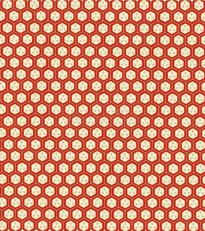 Japanese Traditional Pattern. Dewdrop and Grass Background. Stock ...