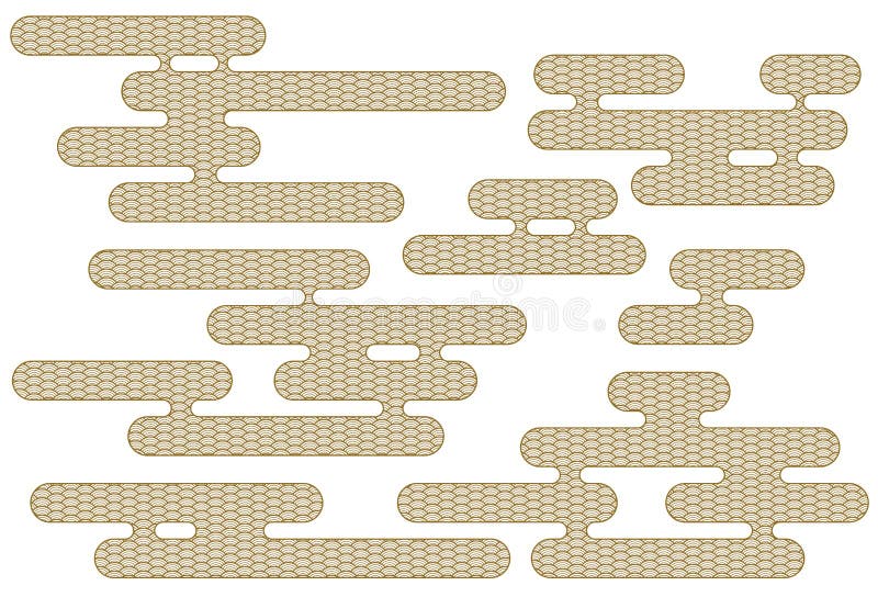 Japanese Pattern Clouds. Chinese Clouds. Design Elements for Creating ...