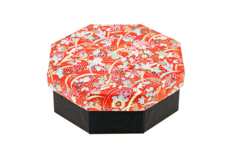 Gift Box of Japanese Pattern Stock Image - Image of asia, cardboard ...