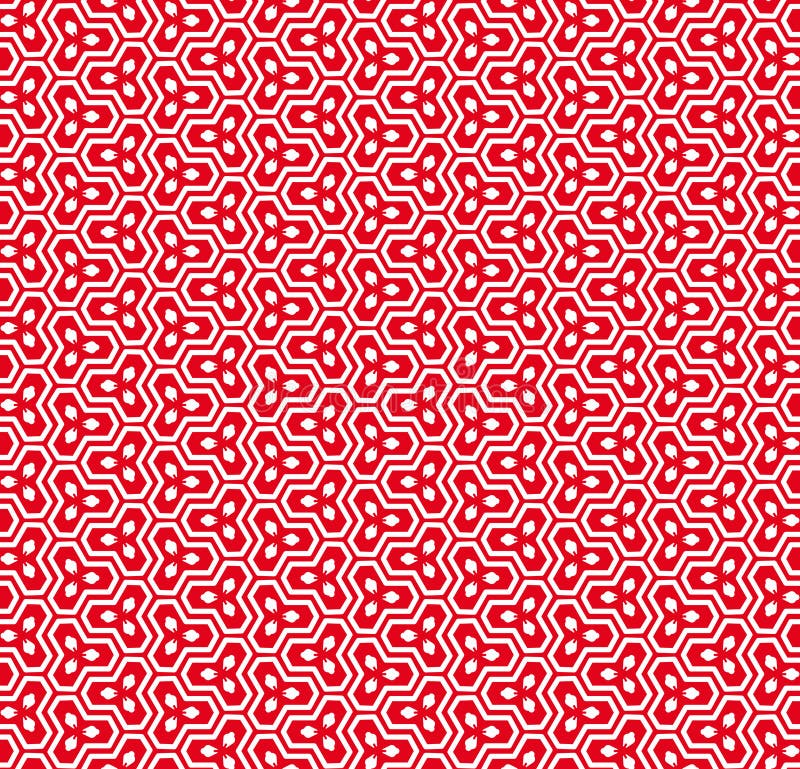 Kikko Japanese Seamless Geometric Pattern Stock Illustration ...