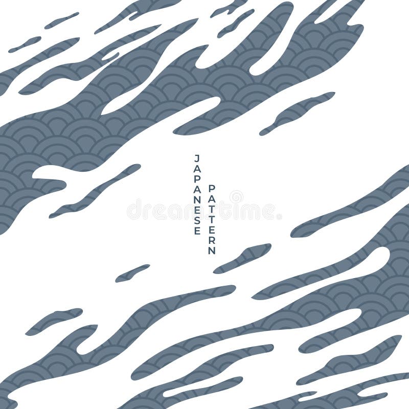 Japanese Pattern Vector Illustration . Stock Vector - Illustration of ...