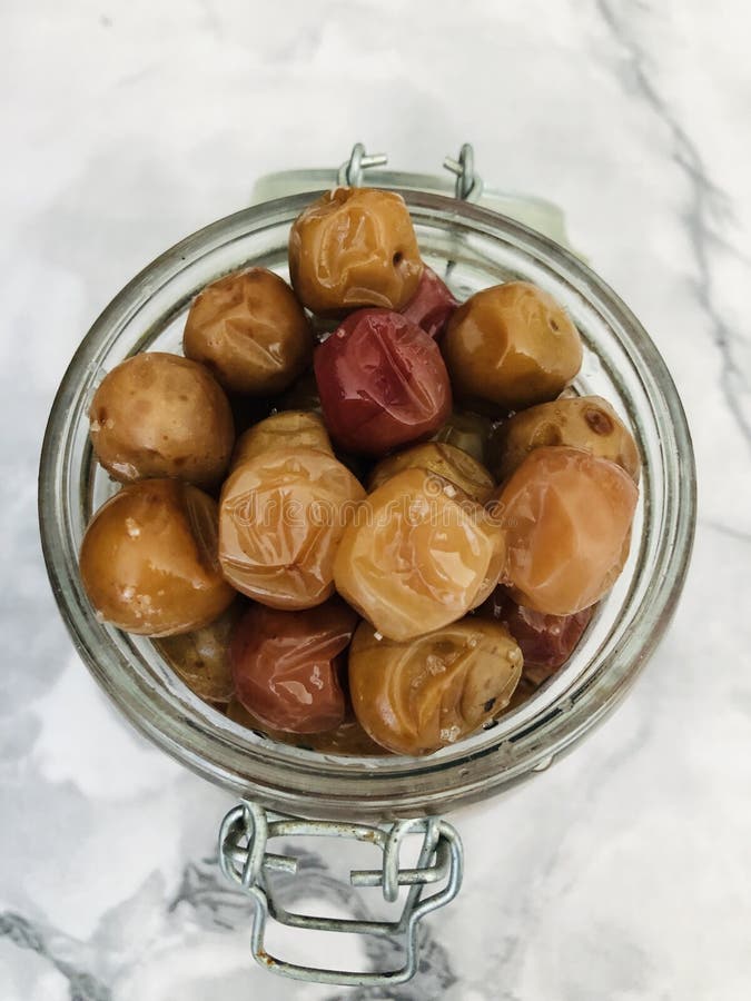 Japanese Pickled Plums Umeboshi Stock Image - Image of food, trend ...
