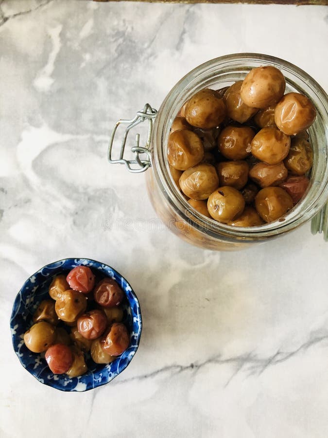 Japanese pickles Umeboshi stock image. Image of japan - 271386235