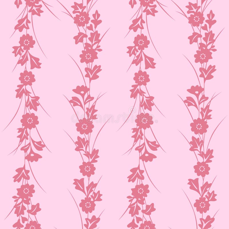 Japanese Pink Cherry Blossom Seamless Pattern Stock Vector ...