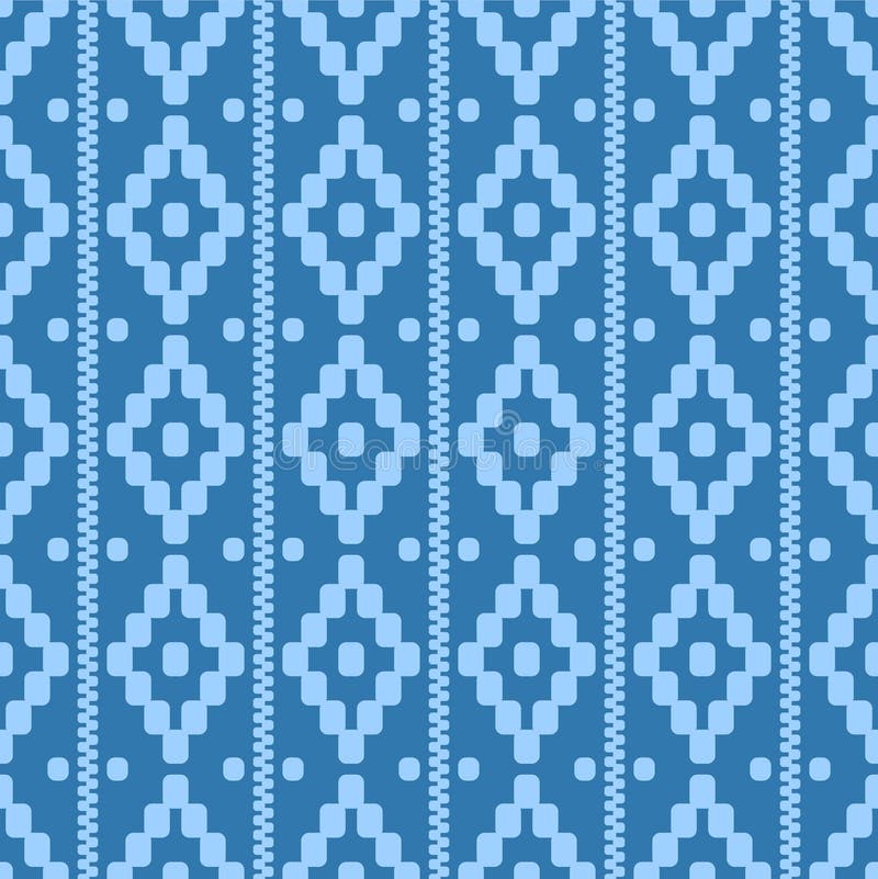 Japanese Pixel Diamond Weave Vector Seamless Pattern Stock Vector ...