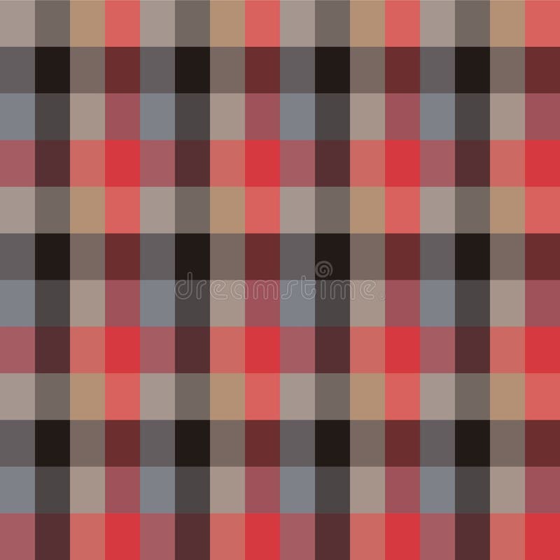 Japanese Plaid Checkered Vector Seamless Pattern Stock Vector ...