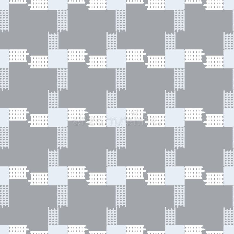 Japanese Plus Symbol Vector Seamless Pattern Stock Vector ...
