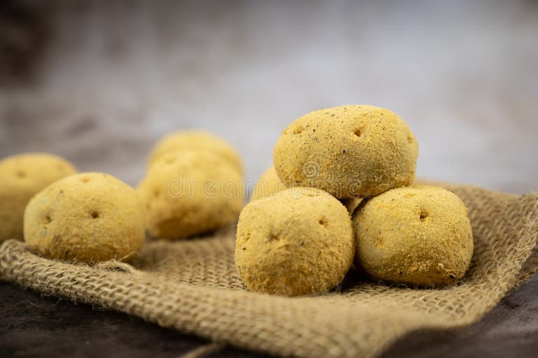 Japanese Potato Shaped Dango Stock Image - Image of snack, delicious ...