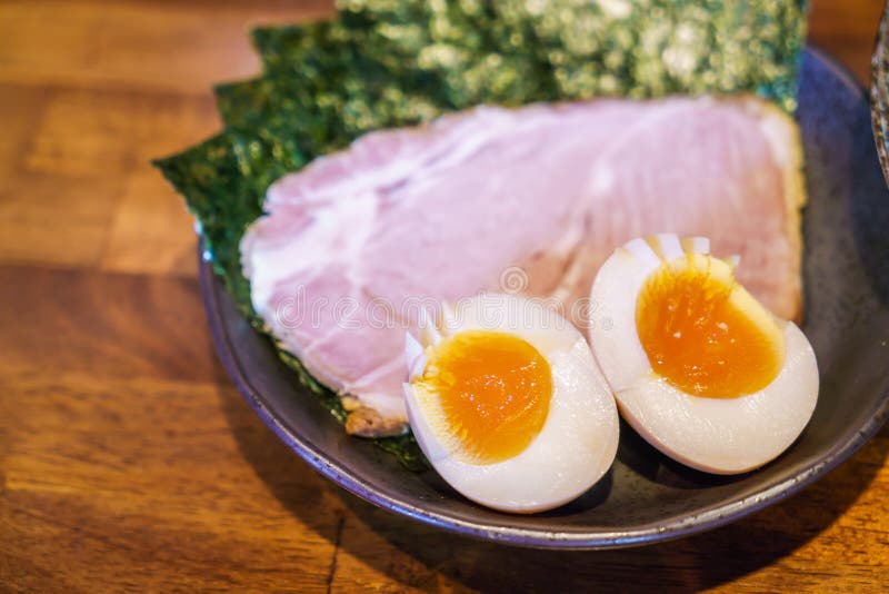 .Japanese Ramen Noodle on Table Stock Image - Image of restaurant ...