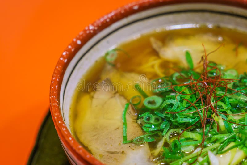 .Japanese Ramen Noodle on Table Stock Image - Image of prepared, food ...
