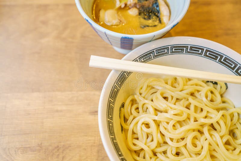 .Japanese Ramen Noodle on Table Stock Photo - Image of restaurant ...
