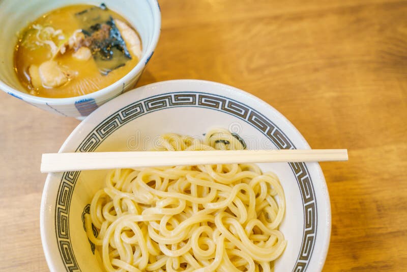 .Japanese Ramen Noodle on Table Stock Photo - Image of dish, paste ...