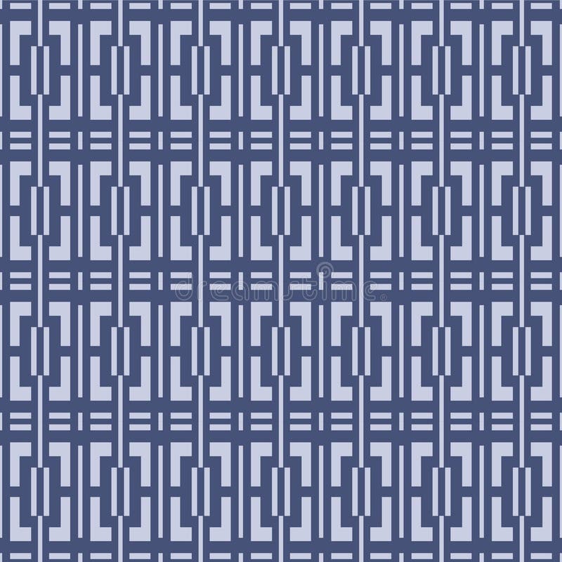 Japanese Rectangle Mesh Line Vector Seamless Pattern Stock Vector ...