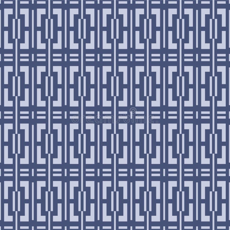 Japanese Rectangle Mesh Line Vector Seamless Pattern Stock Vector ...