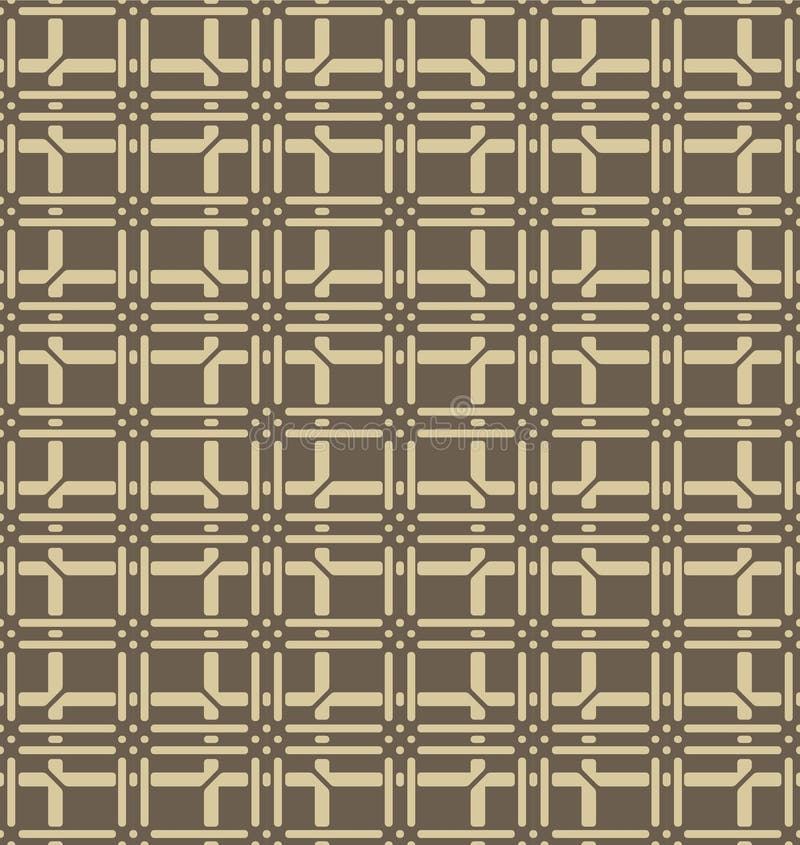 Japanese Rectangle Net Vector Seamless Pattern Stock Illustration ...