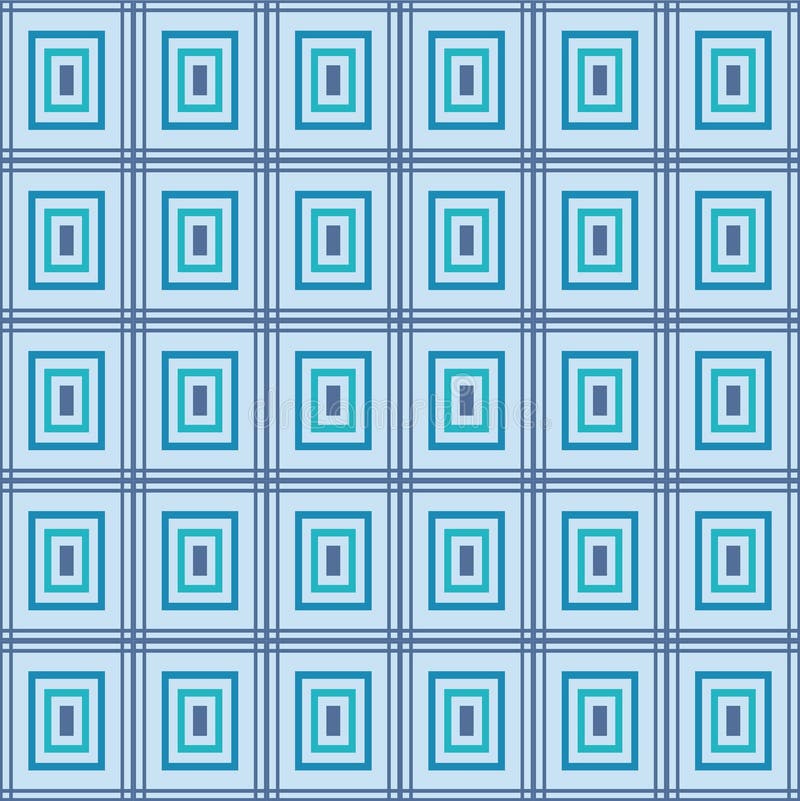 Japanese Rectangle Mosaic Vector Seamless Pattern Stock Vector ...