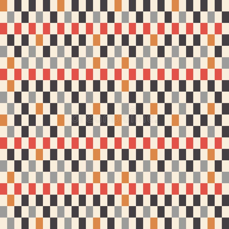 Japanese Rectangle Mosaic Vector Seamless Pattern Stock Vector ...