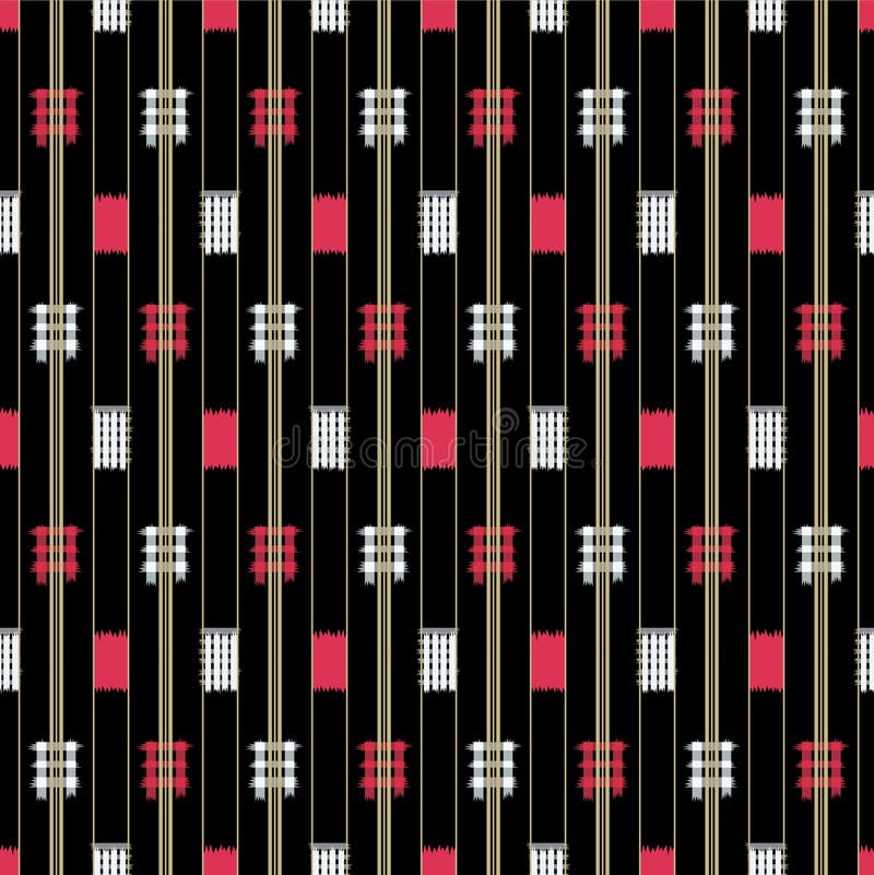 Japanese Rectangle Mosaic Vector Seamless Pattern Stock Vector ...