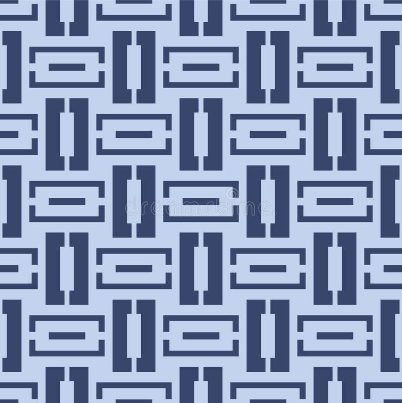 Japanese Rectangle Mosaic Vector Seamless Pattern Stock Vector ...