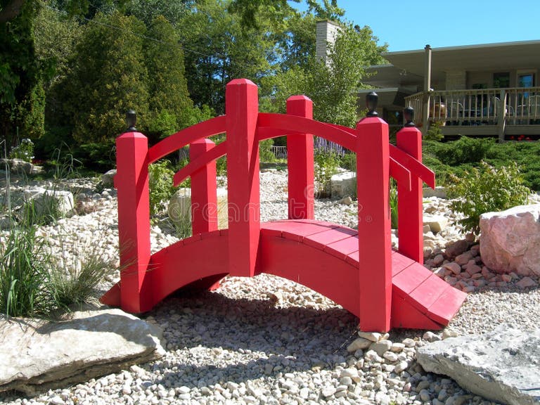 Japanese Red Bridge stock photo. Image of focalpoint, bridge - 1192030