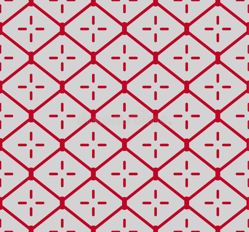 Japanese Red Stitch Pattern Stock Vector - Illustration of handcraft ...