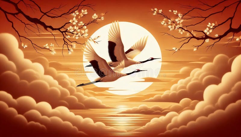 Japanese Repeating Pattern Wallpaper Design, Ai Generated Image Stock ...