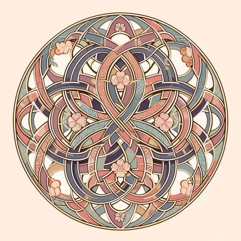 Japanese Repeating Pattern Wallpaper Design, Ai Generated Image Stock ...