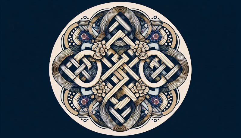 Japanese Repeating Pattern Wallpaper Design, Ai Generated Image Stock ...