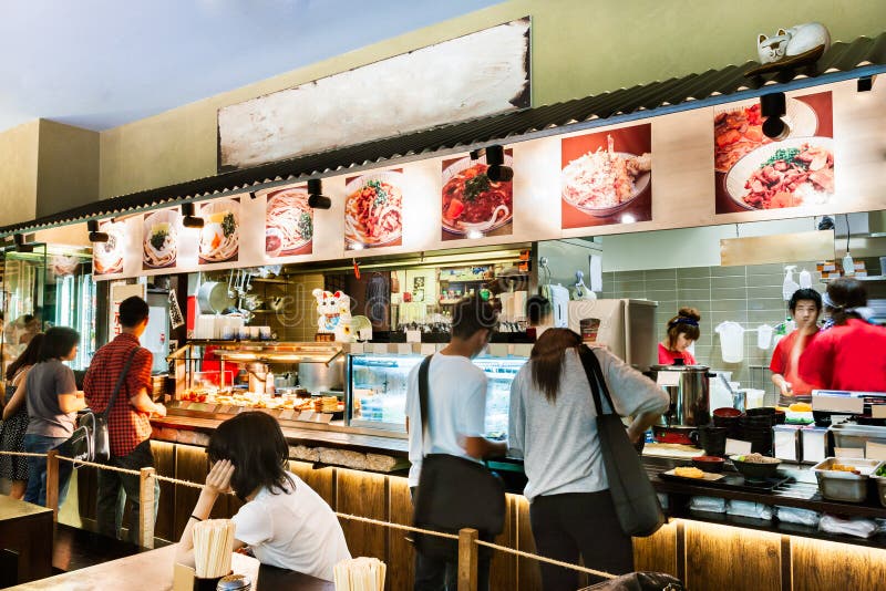 Japanese restaurant editorial stock photo. Image of fast - 74065038