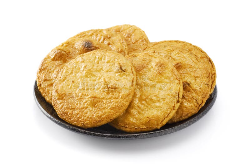 Japanese Rice Crackers , Senbei Stock Image - Image of senbei, japan ...