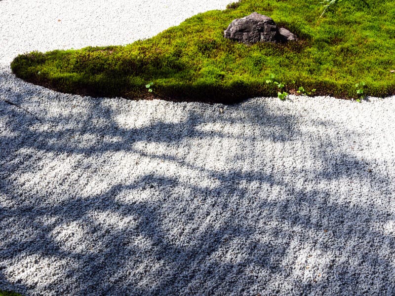 Japanese rock garden stock image. Image of wave, landscape - 77049465