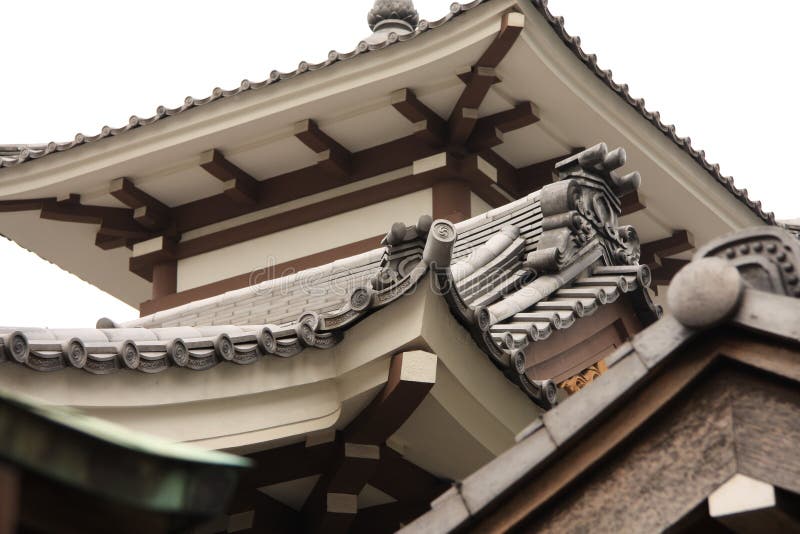 Japanese Roof stock photo. Image of ancient, asian, wood - 5152126