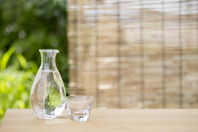 Japanese Sake, Cold Sake, Cold Summer Sake Stock Image - Image of japan ...